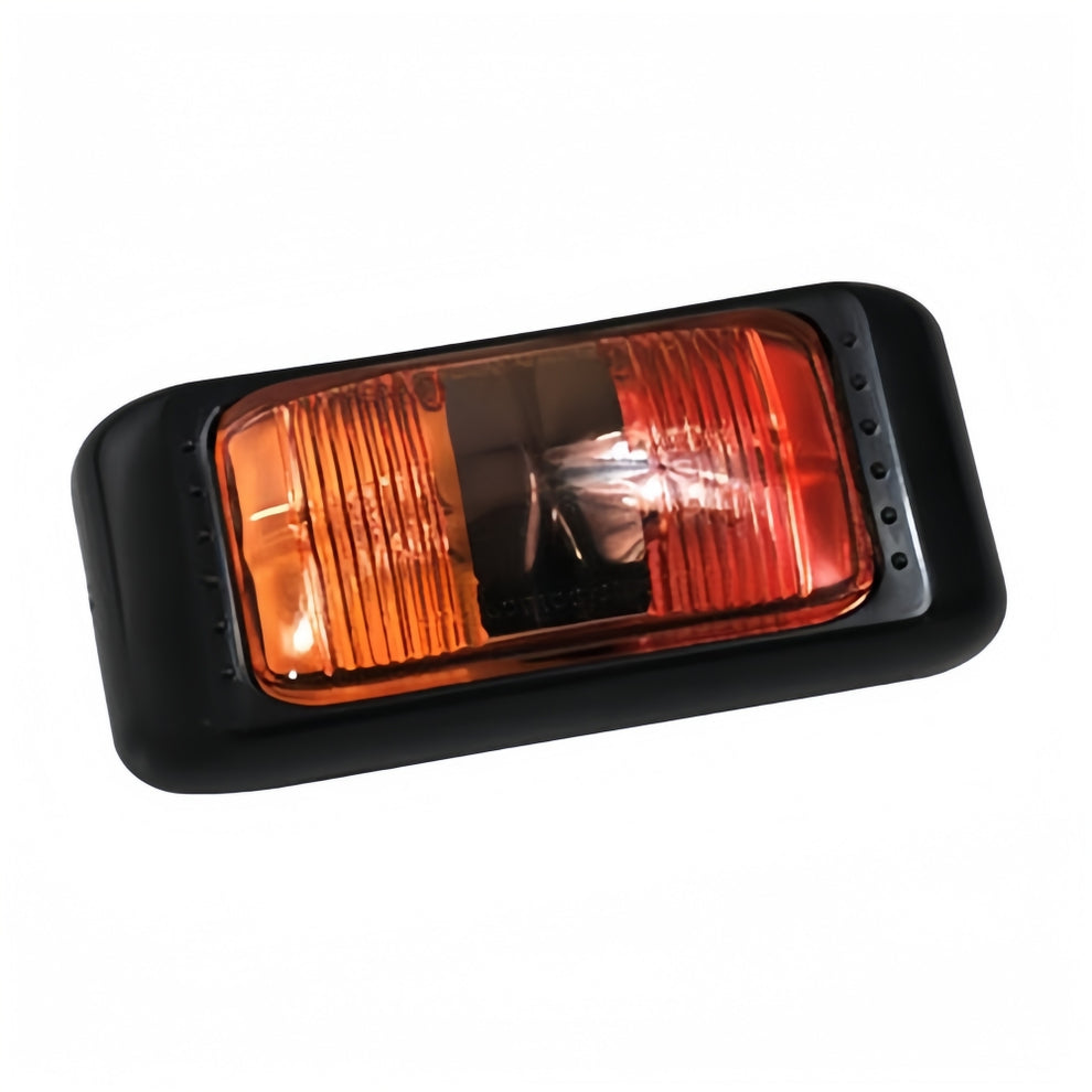 12V-24V LED CLEARANCE LIGHTS SIDE MARKER LAMP RED AMBER TRAILER TRUCK ...