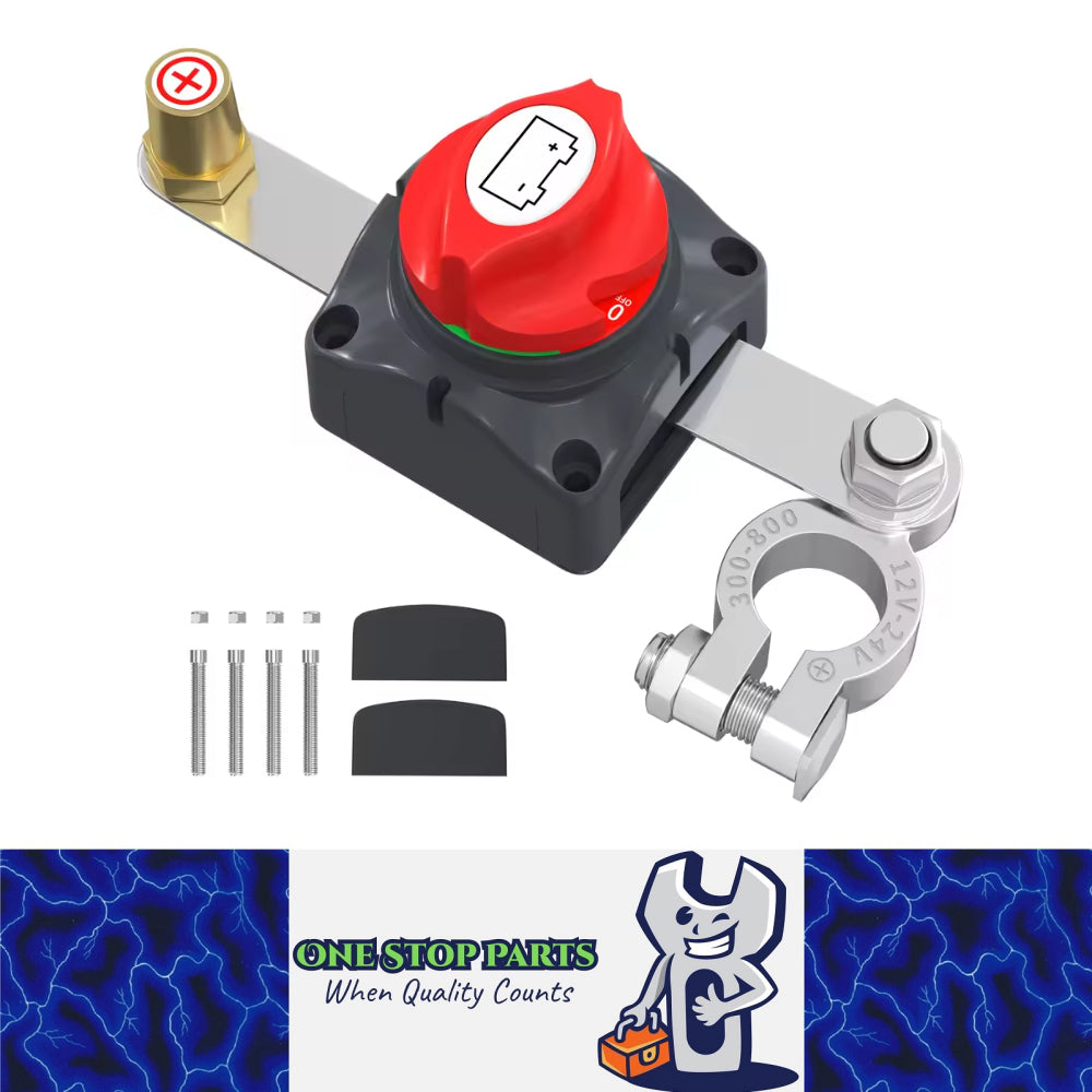 275A Top Post Battery Disconnect Switch 12-48V RV Car Boat Marine Cut ...