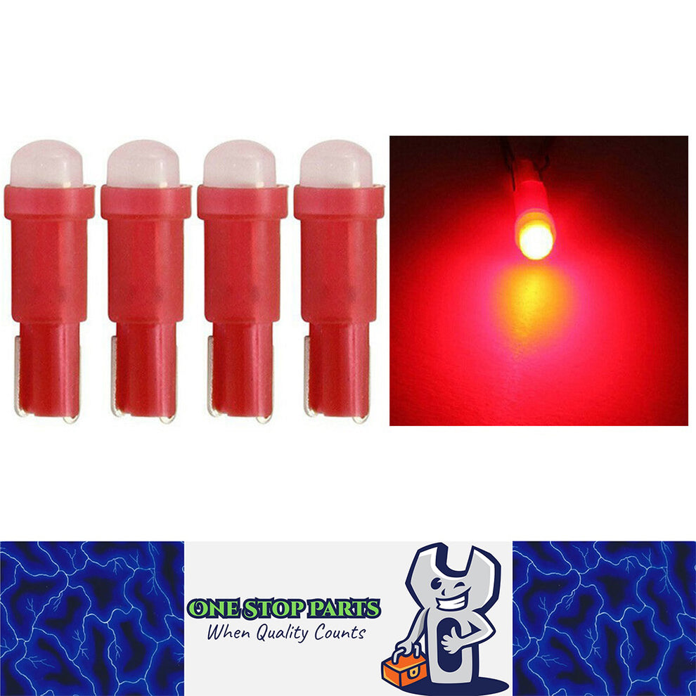 4 X 12V RED T5 LED COB DOME HEAD 360 DEGREE 50 LUMEN BEST LED LIGHT FO ...